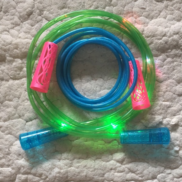 Toys | Set Of 2 Jump Ropes Green One Lights Up With Motion | Poshmark